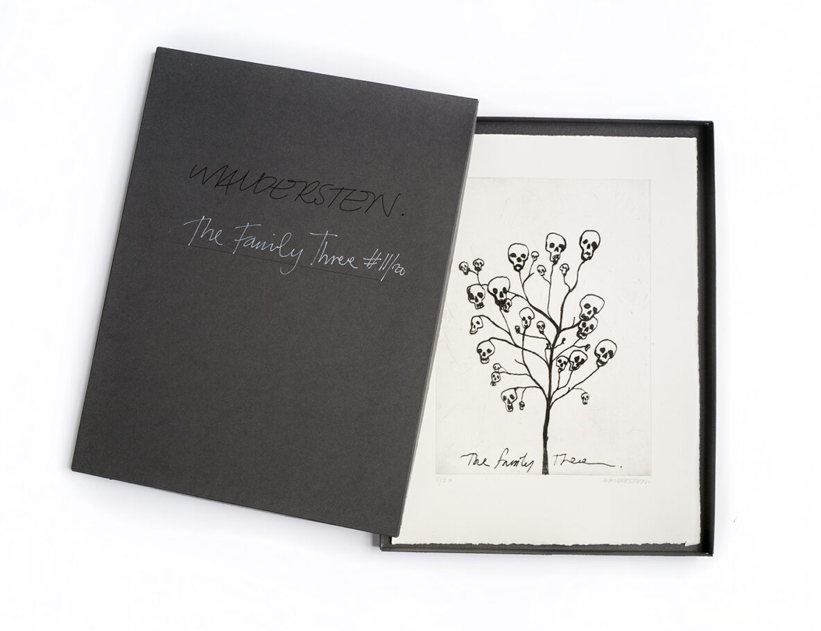 The Family Tree Series/ Drypoint etching – Waldersten